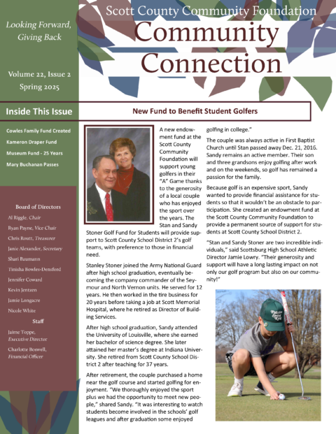 Spring 2025 Newsletter | Scott County Community Foundation