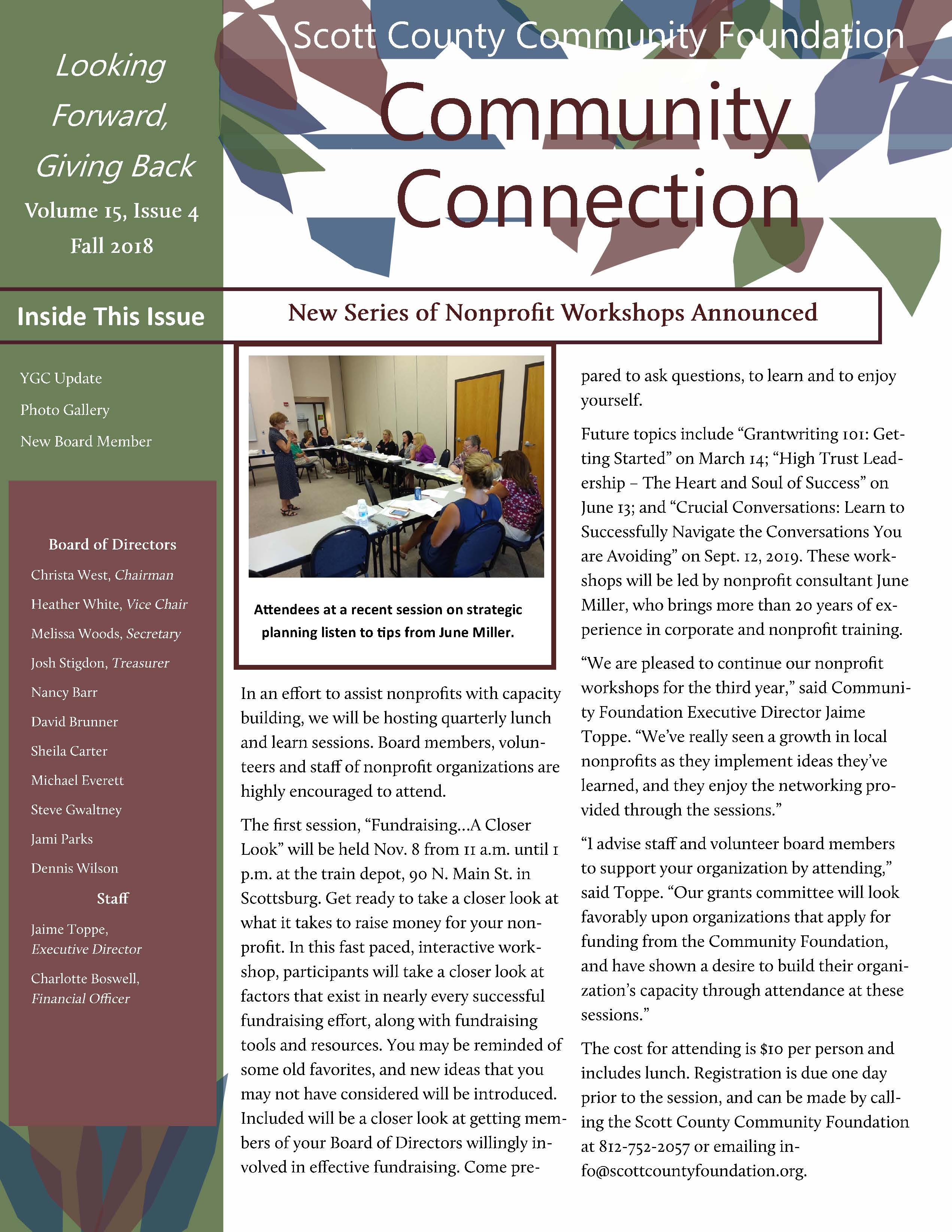 Scott County Community Foundation Newsletter - Scott County Community ...